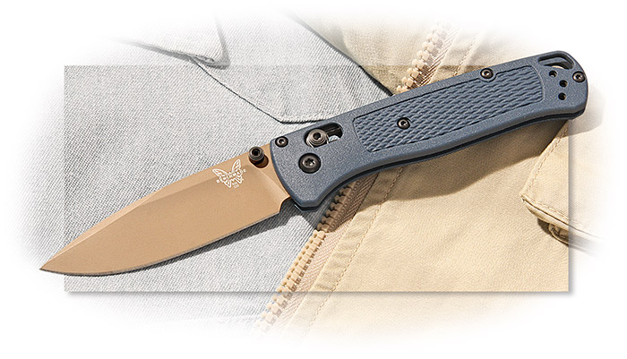Benchmade Bugout Crater Blue | AGRussell.com